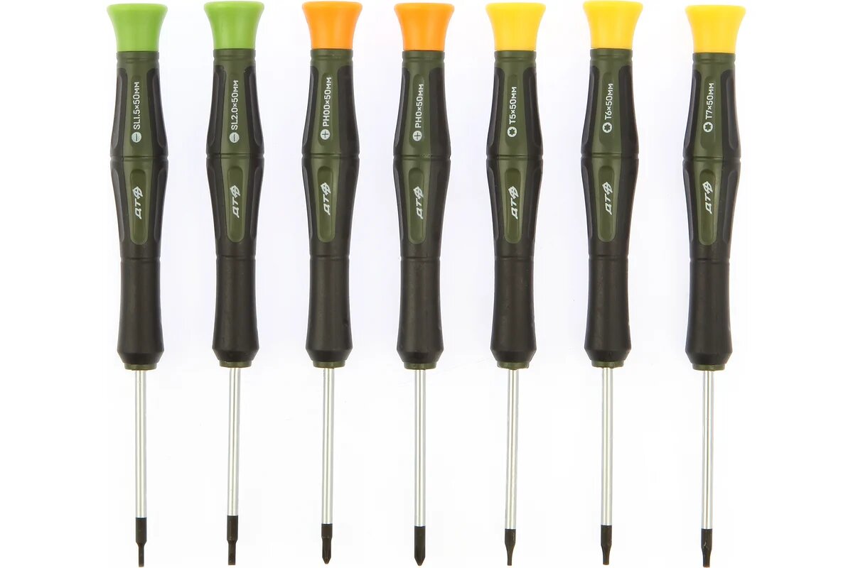 Набор отверток Дело Техники 781527 7 шт для точных работ – Slotted PH Philips Torx, 2‑компонентная рукоять, 150 мм длина