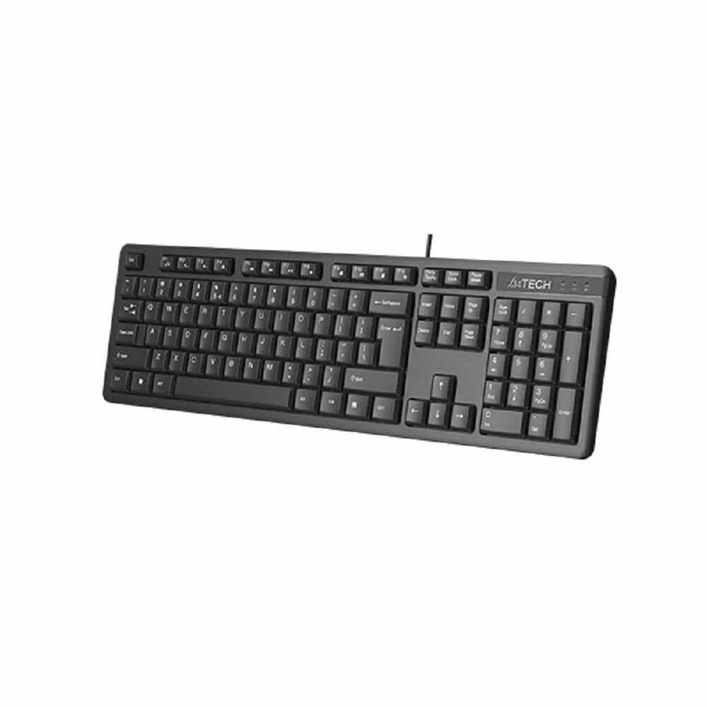 A4Tech Клавиатура KR - 3 черный USB — фото 1
