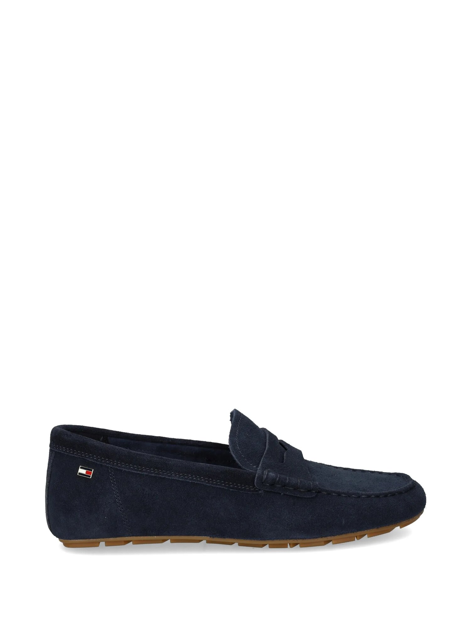 Лоферы Suede penny leather loafers