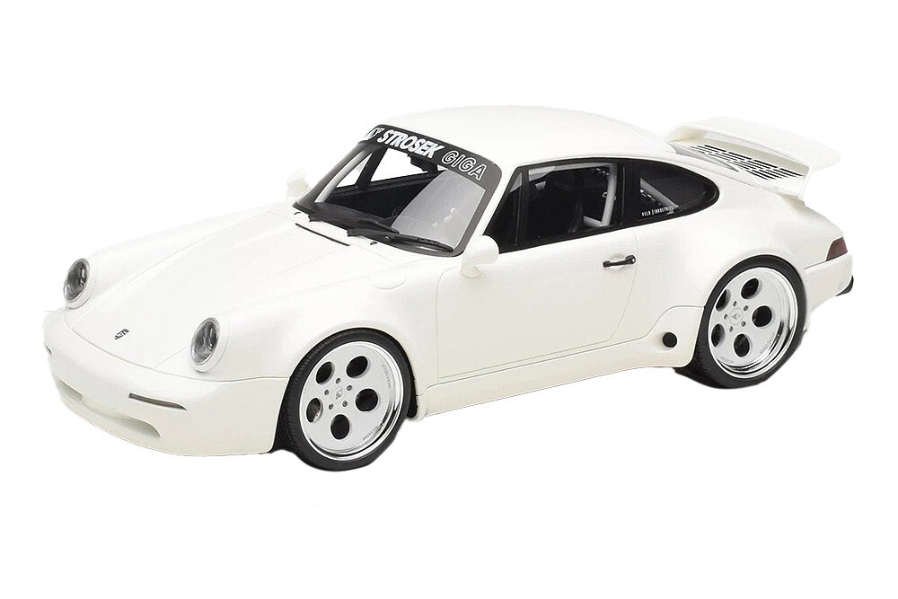 Модель коллекционная GT SPIRIT Porsche 911 (964) strosek giga 2024 white / порше стросек белый