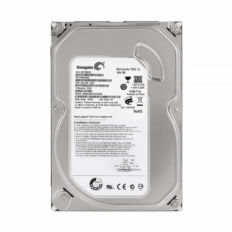 Жесткий диск Seagate 9SL13A 160Gb SATAII 3,5" HDD