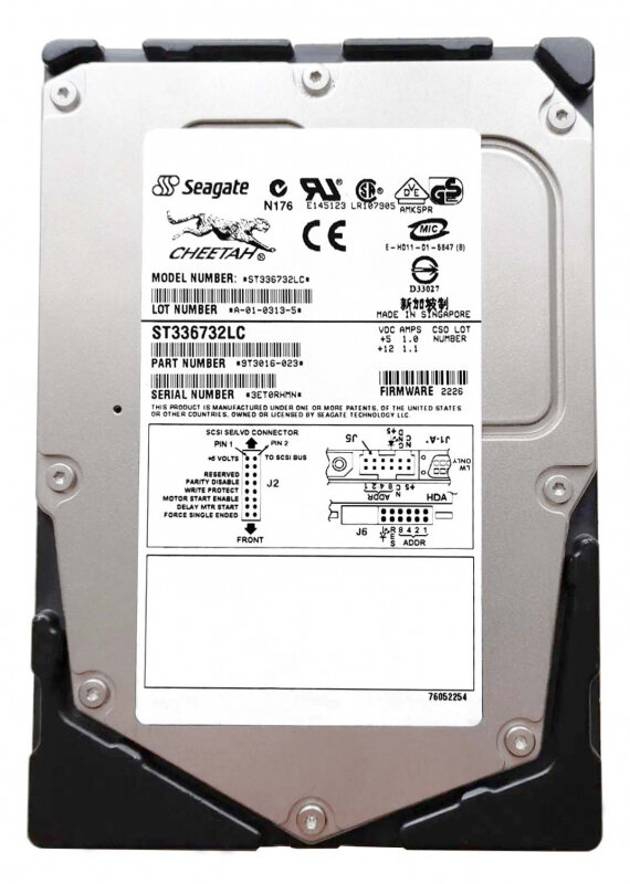 Жесткий диск Seagate ST336732LC 36,7Gb U320SCSI 3.5" HDD