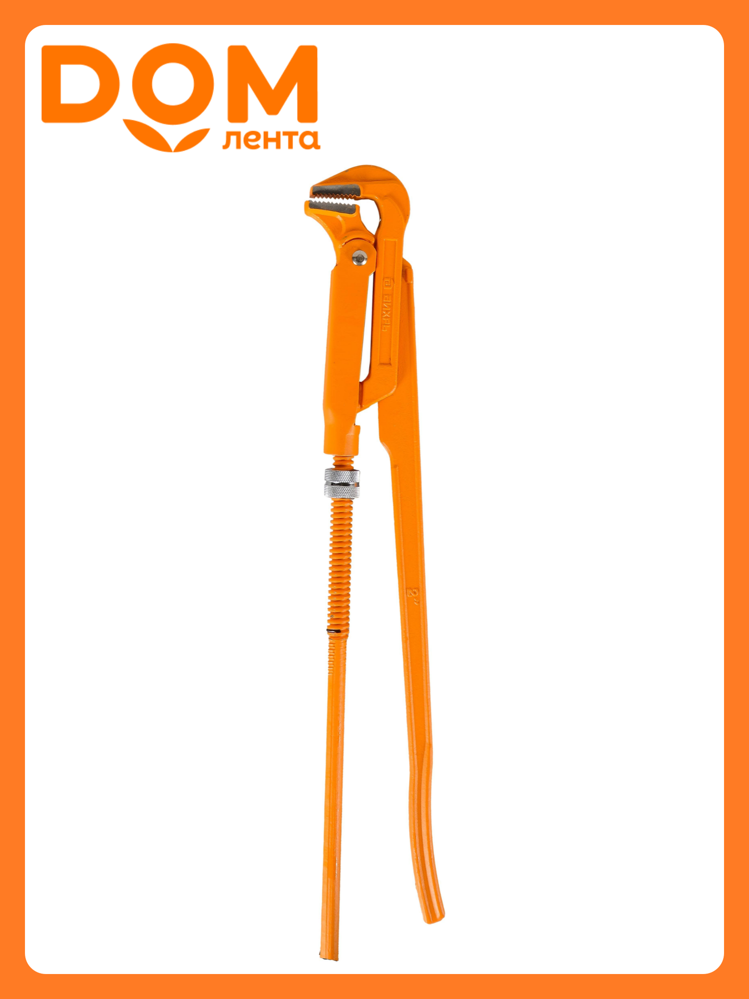 Ключ трубный вихрь 73/6/9/2, рычажный, углеродистая сталь, длина 500мм