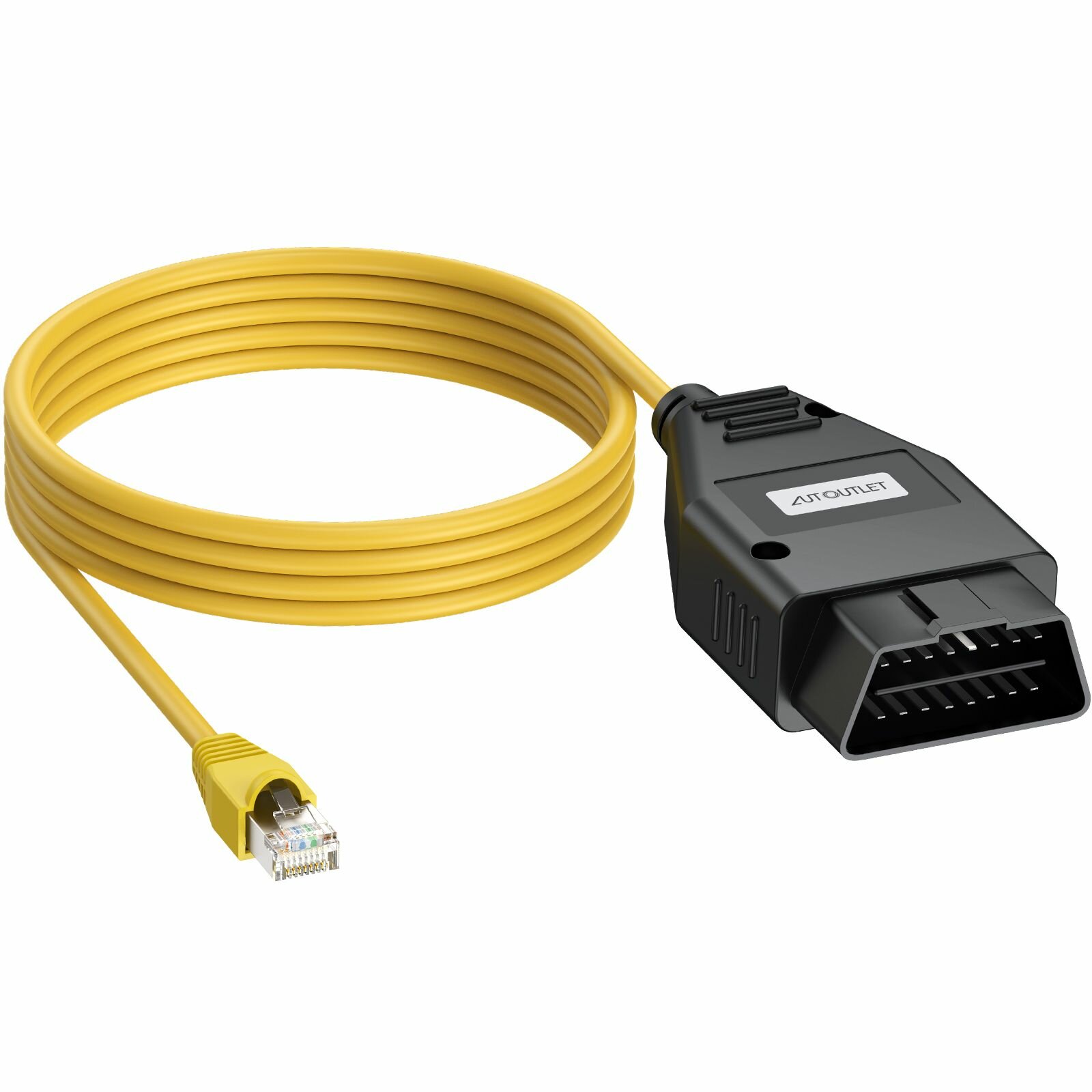 Кабель адаптер OBD2 в ENET, Автосканер BMW ENET OBD2 для BMW БМВ Енет, Диагностический кабель адаптер BMW ENET