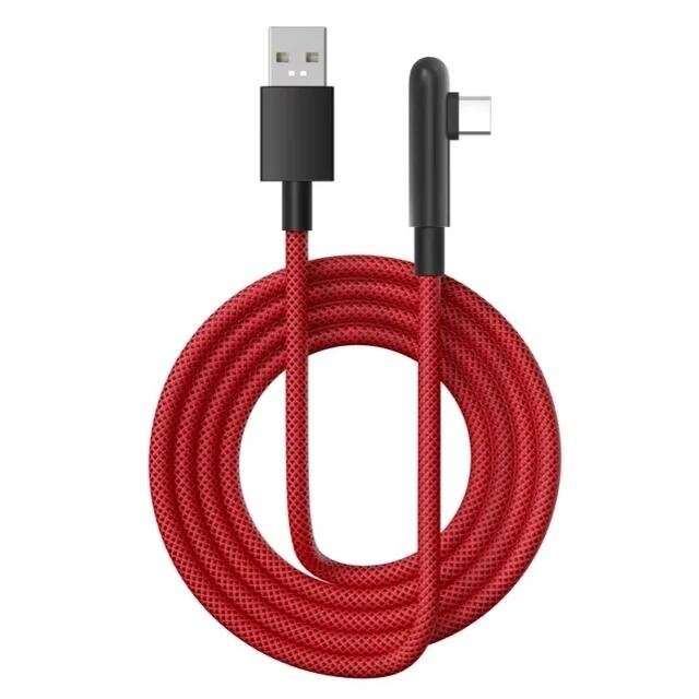 Кабель USB-A to Type-C 10A 1m OnePlus DL157 красный