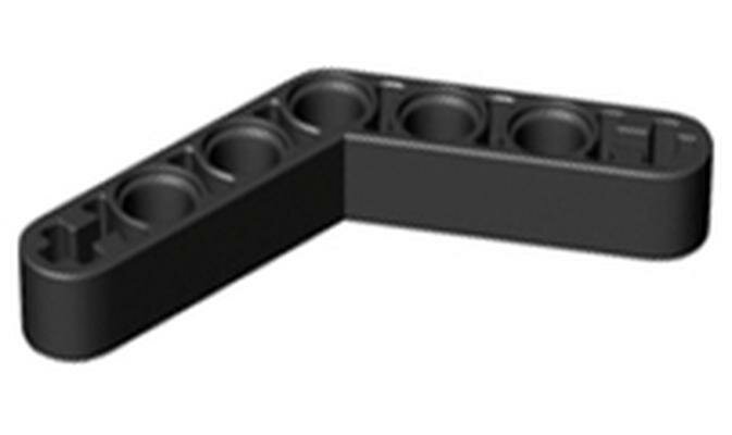Деталь Lego 32348 Technic, Liftarm, Modified Bent Thick 1 x 7 (4 - 4)