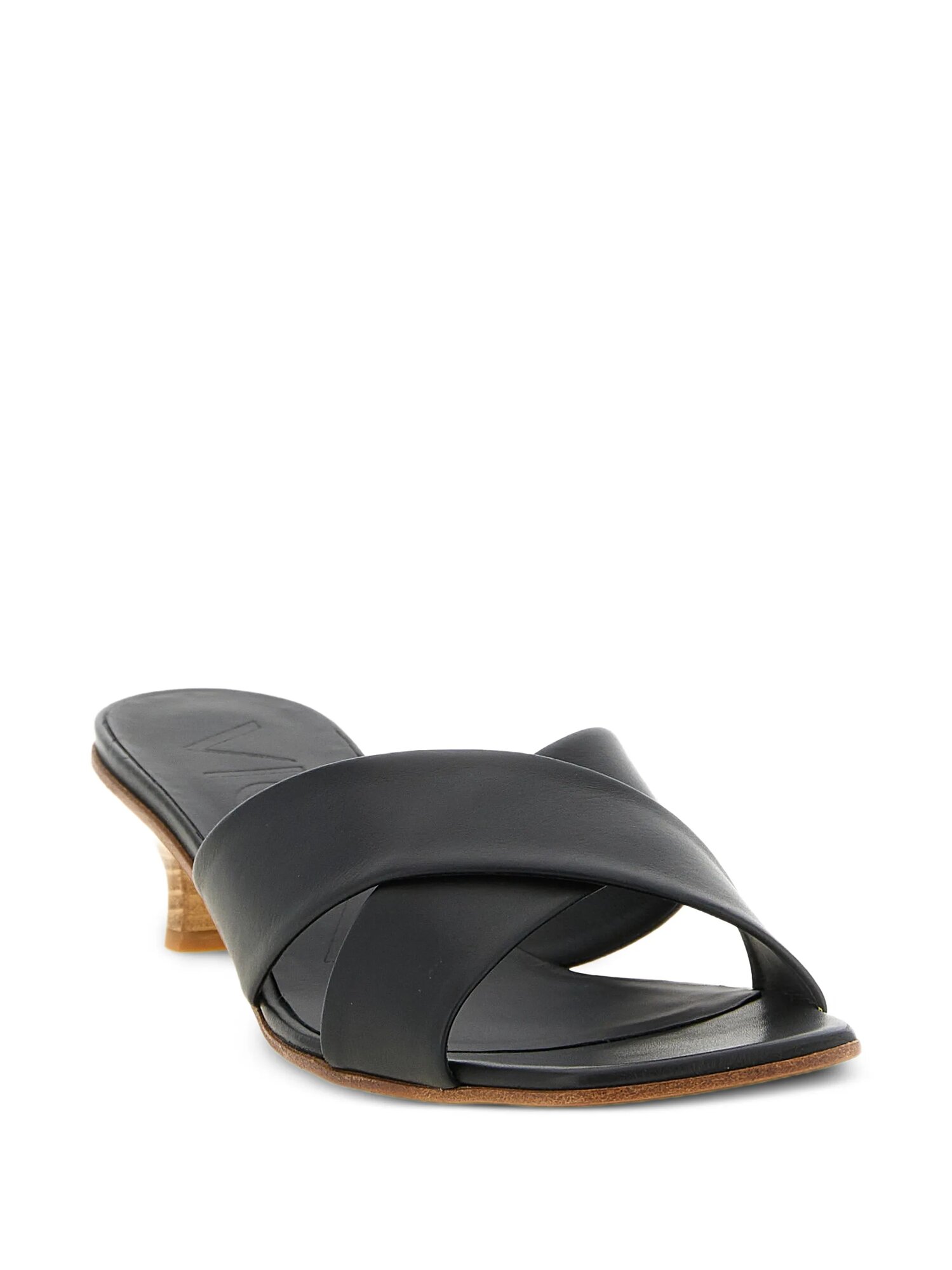 Босоножки Vicini Square-toe heeled sandals, размер 41, black/black — фото 1