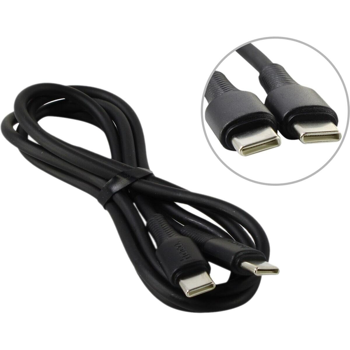 Hoco X120 Black 658928 Кабель USB-C-- USB-C 1м