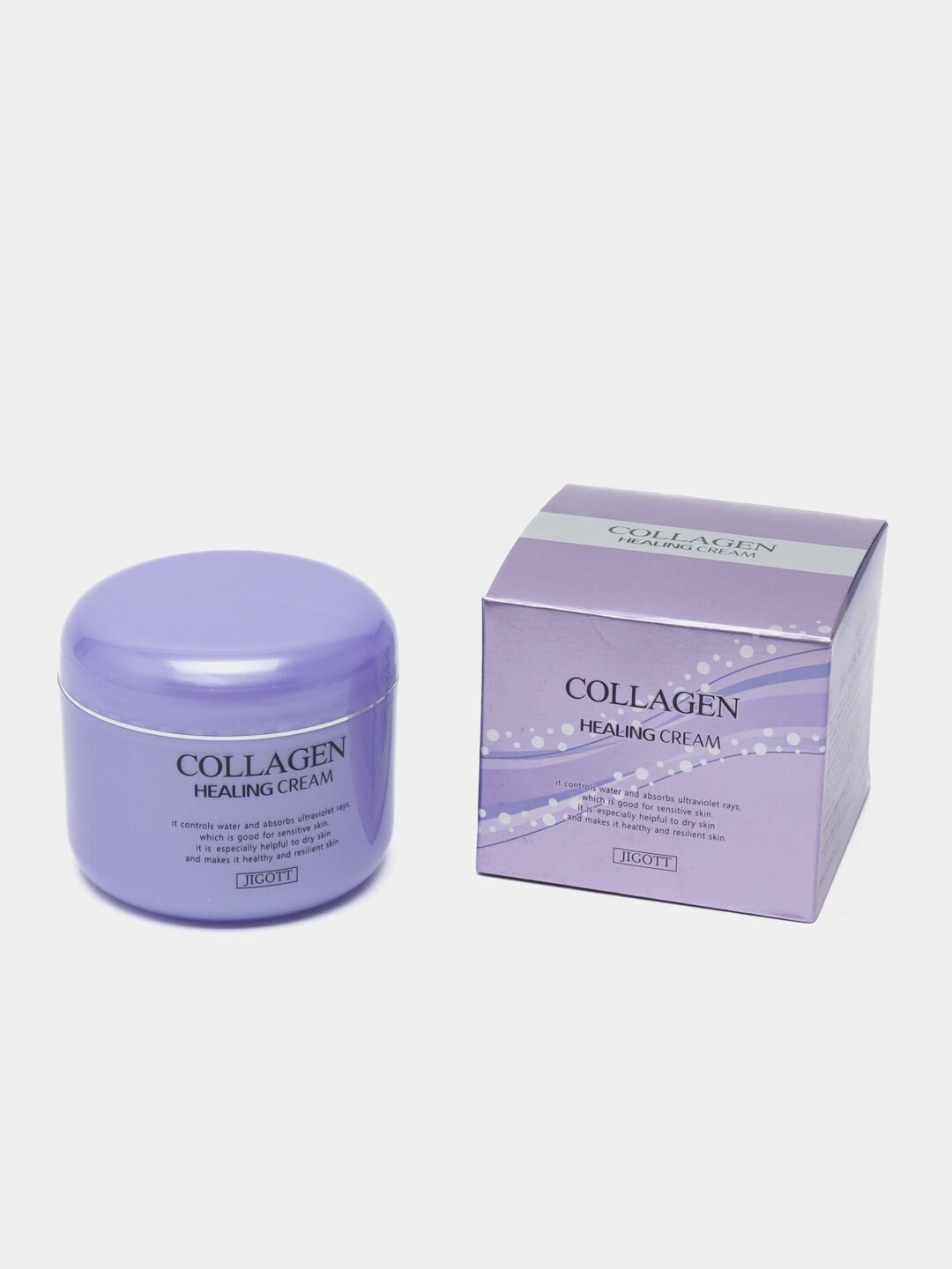 Крем для лица с коллагеном омолаживающий антивозрастной JIGOTT COLLAGEN HEALING 100ml