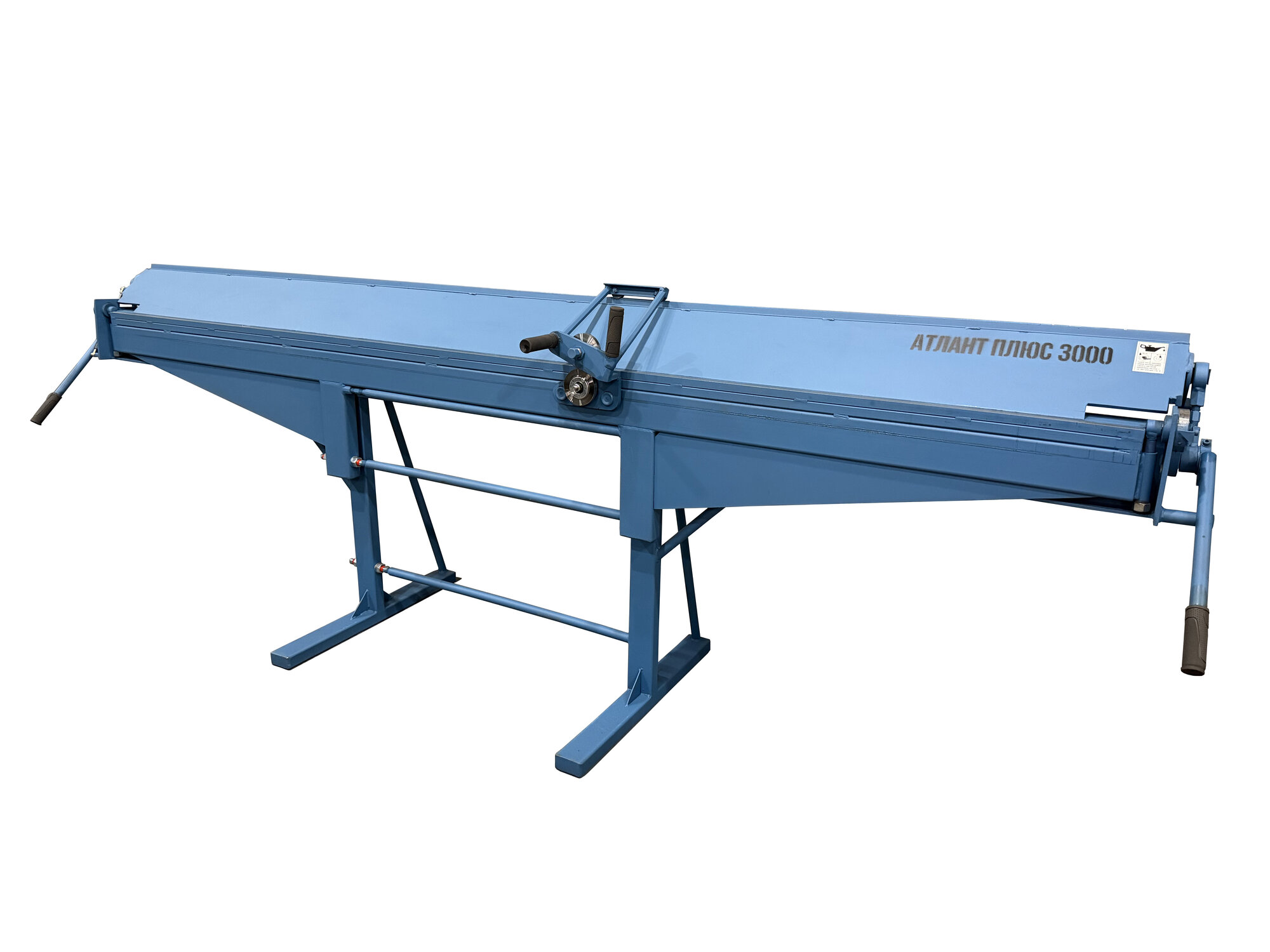 Ручной листогибочный станок Атлант Плюс 3000 с роликовым ножом и газлифтом