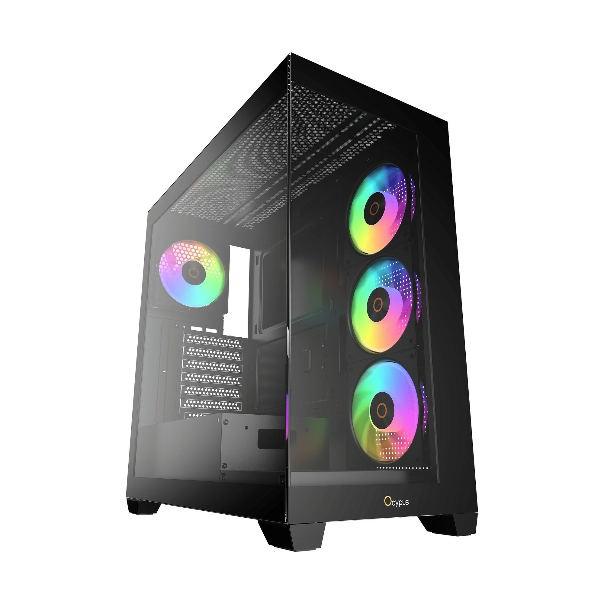 Корпус для ПК Ocypus сталь 0.45 ATX 3 USB без БП