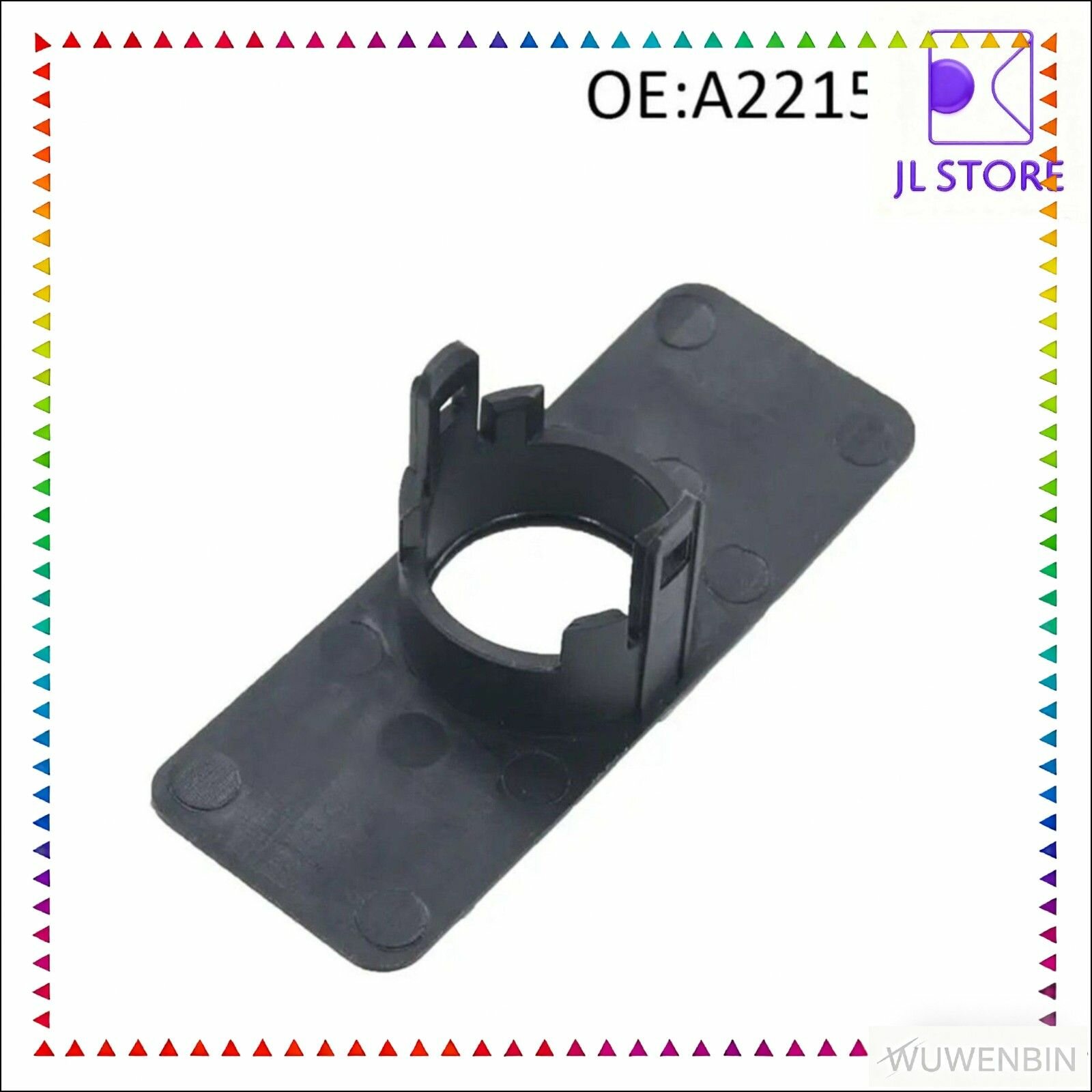 Кронштейн для парктроника заднего радара A22154204, черный АБСпластик — аккуратная установка в бампер под монтаж