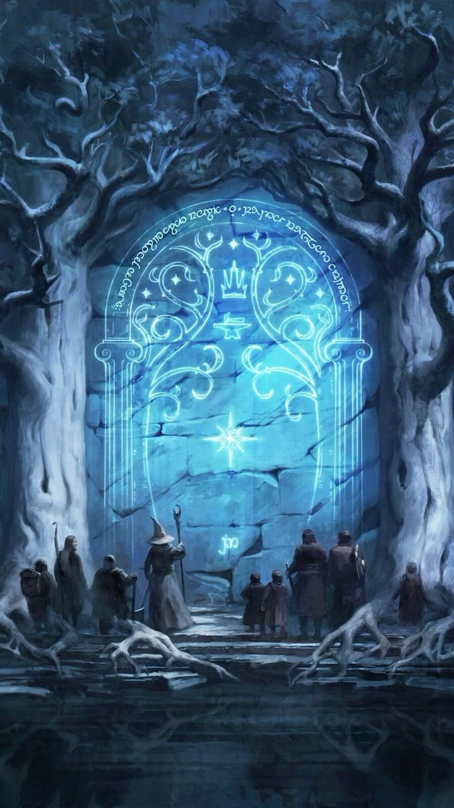 Алмазная Мозаика "Властелин Колец" 30X40 См Алмазная Вышивка / Картина Стразами Подарков / Украшения