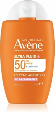 Средство солнцезащитное Avene Sun Ultra Fluid Radiance, spf 50+, флюид, 50 мл