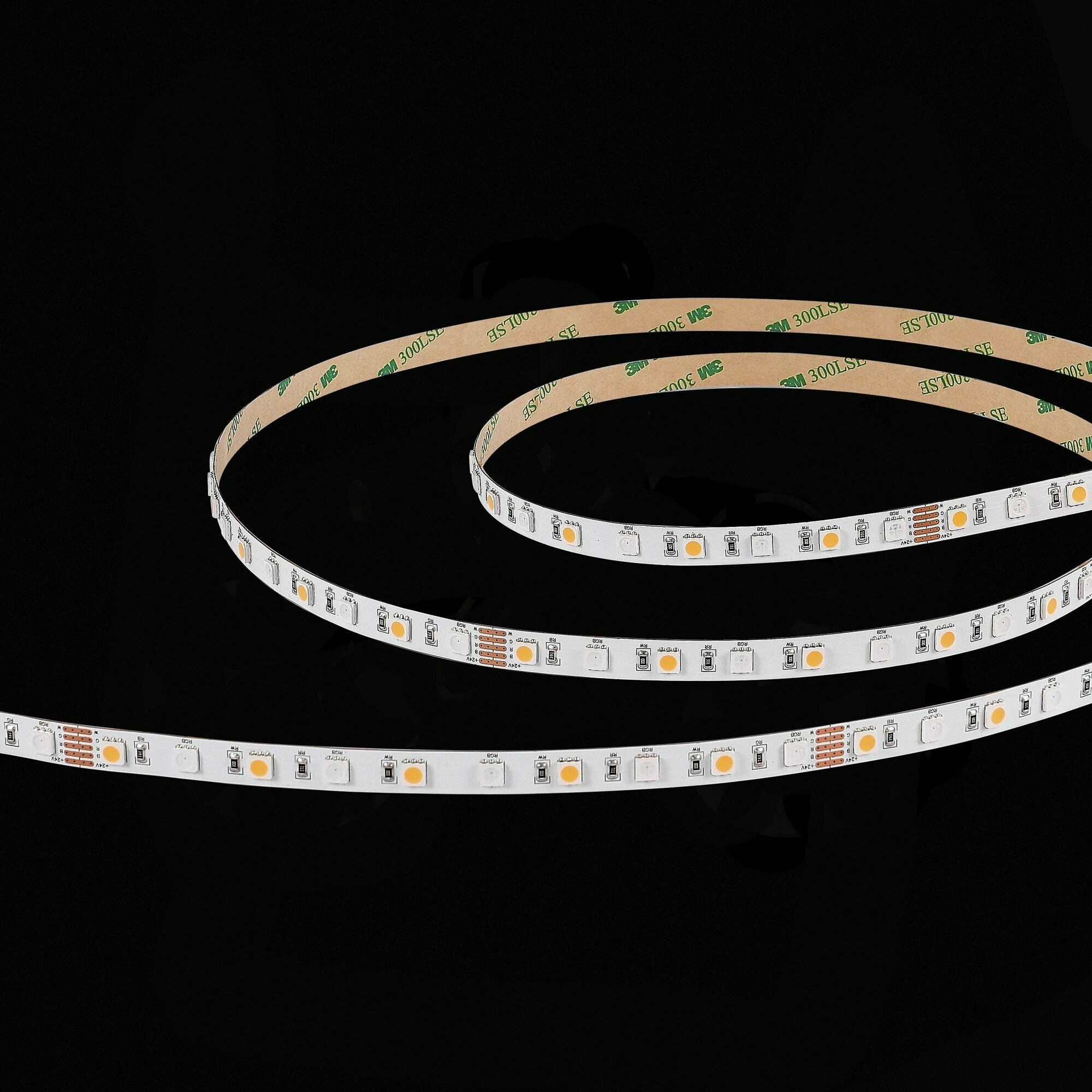ST5019.318.20RGBW Светодиодная лента SMD5050 - 17.28W/M 3000K+RGB 300Lm Ra>90 IP20 L5000xW10xH- 24V (5 метров)