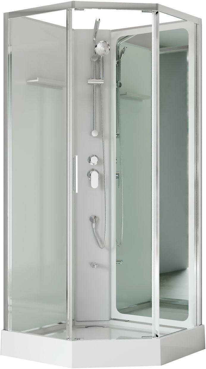 Душевая кабина Aquanet Passion 90x90 348370 профиль хром, без гидромассажа
