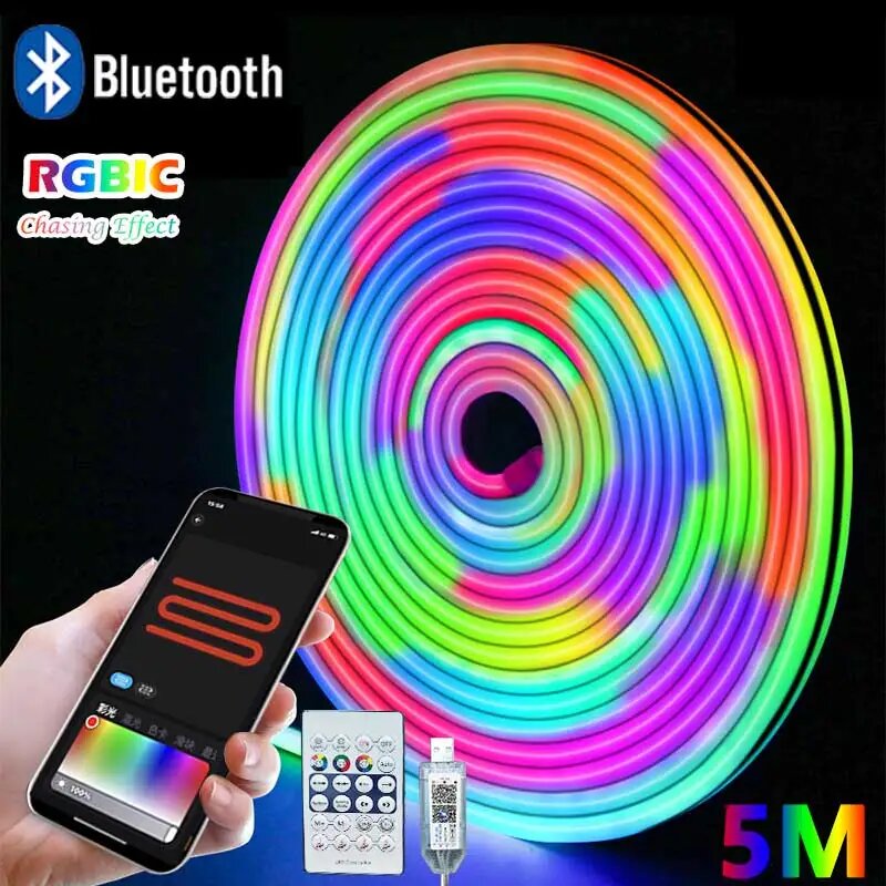 RGBIC светодиодная лента 5В, 2m