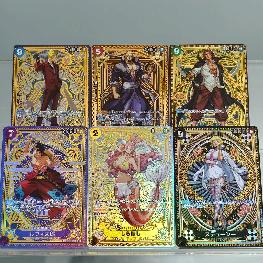 Коллекционная игра One Piece: Луффи, Шанкс, Санджи и др. (6PCS)