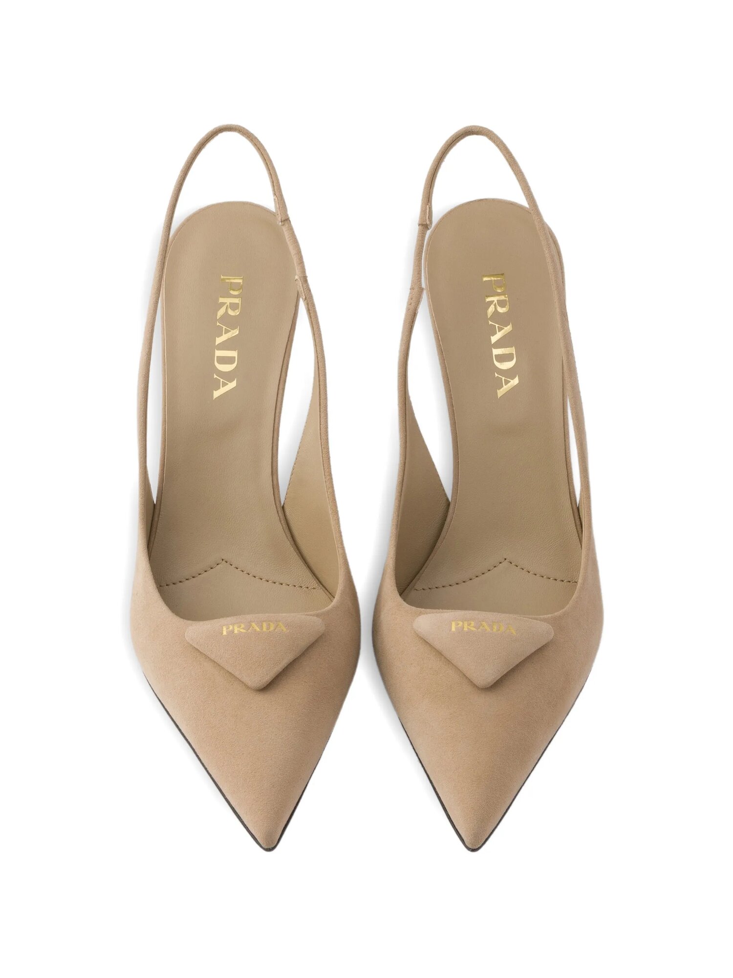 Туфли Prada Suede slingback pumps, размер 39 EU, разноцветный — фото 1