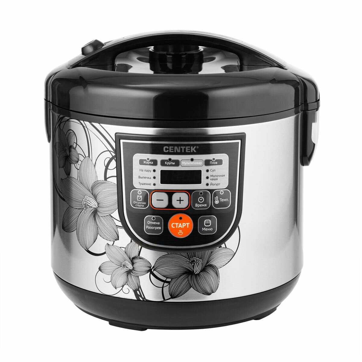 Мультиварка Centek CT-1498, чаша 5 л с антипригарным покрытием, 38 программ