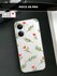 Чехол на Poco X8 Pro / Поко X8 Про с принтом Веточки и цветы, прозрачный