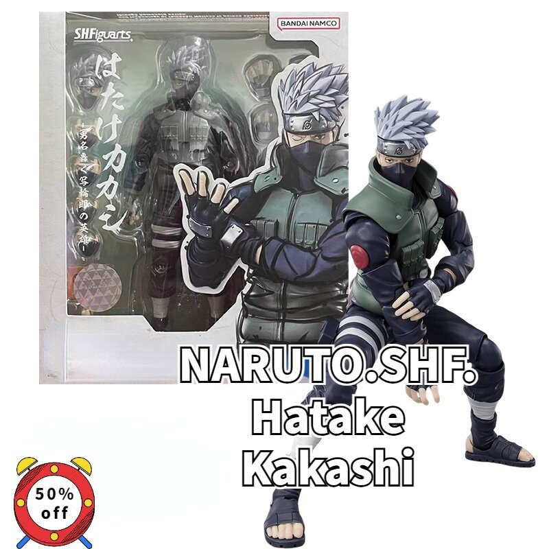 Наруто фигура Shf S.H.Figurats Hatake Kakashi Герой Sharingan Эксклюзивное издание Аниме экшн фигура модель комплект