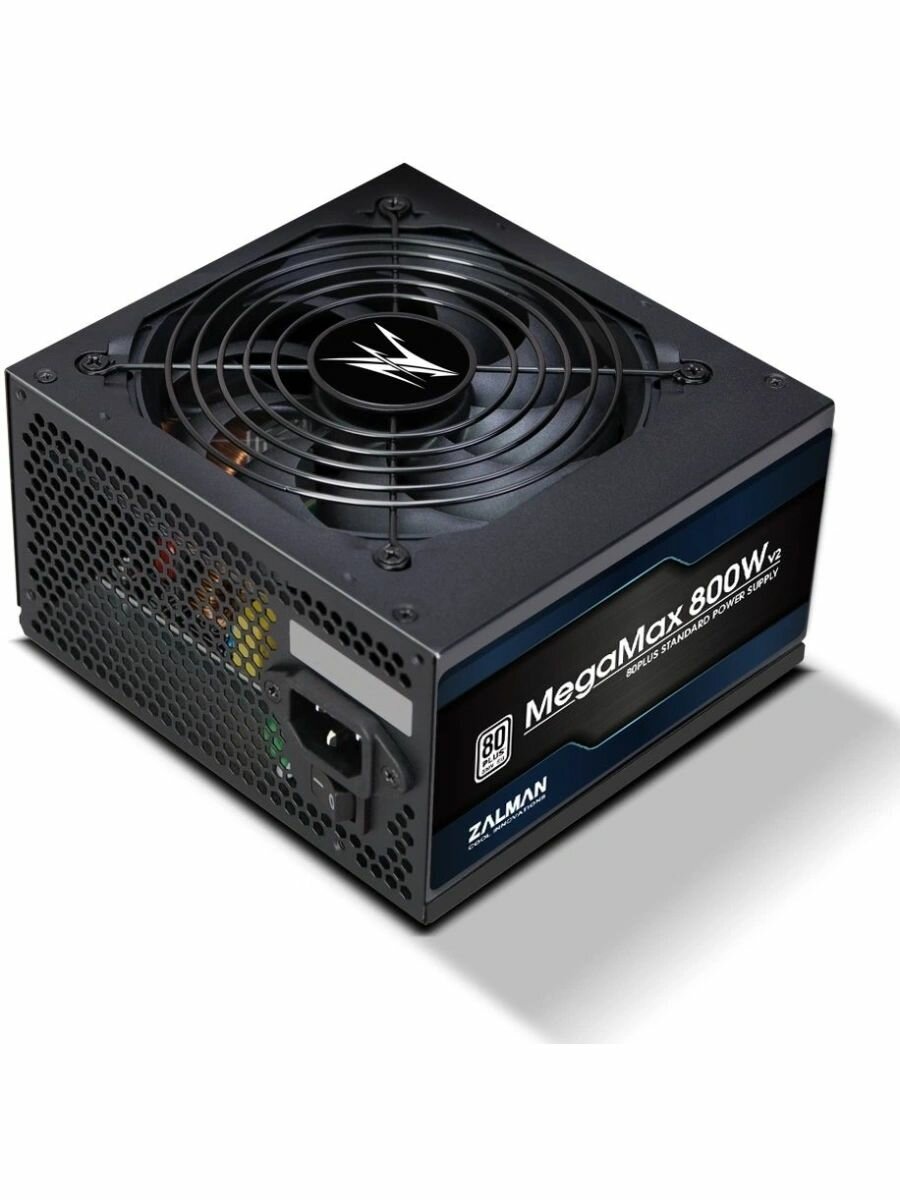 Блок питания Zalman ATX 800W ZM800-TXII V2 80+ white (20+4pin) APFC 120mm fan 8xSATA RTL