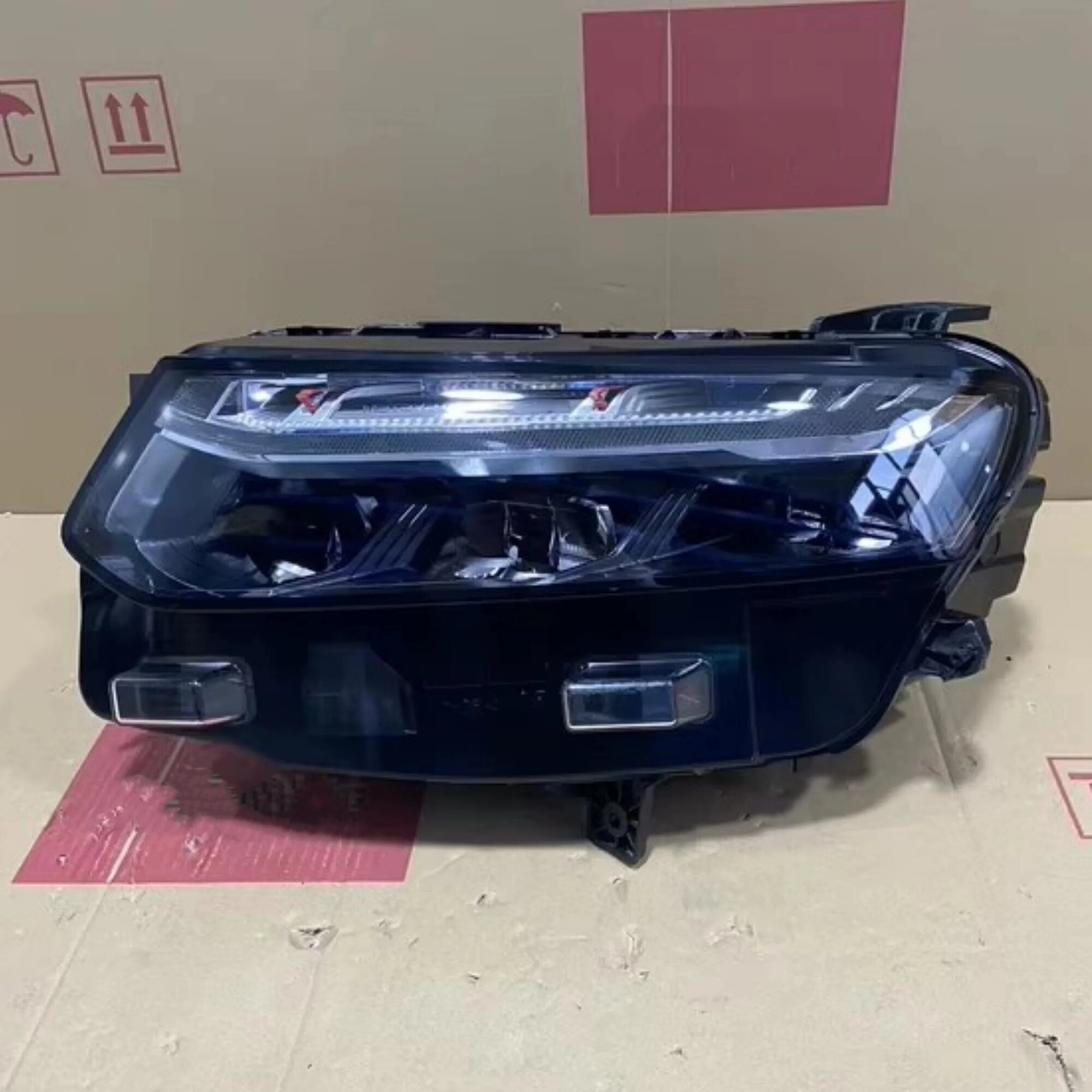 Фаркоп LED для Geely Tugella Mangaro Monjaro Xingyue Улучшенная фара DRL Дневной ходовой огонь Сигнал поворота Автомобильные аксессуары