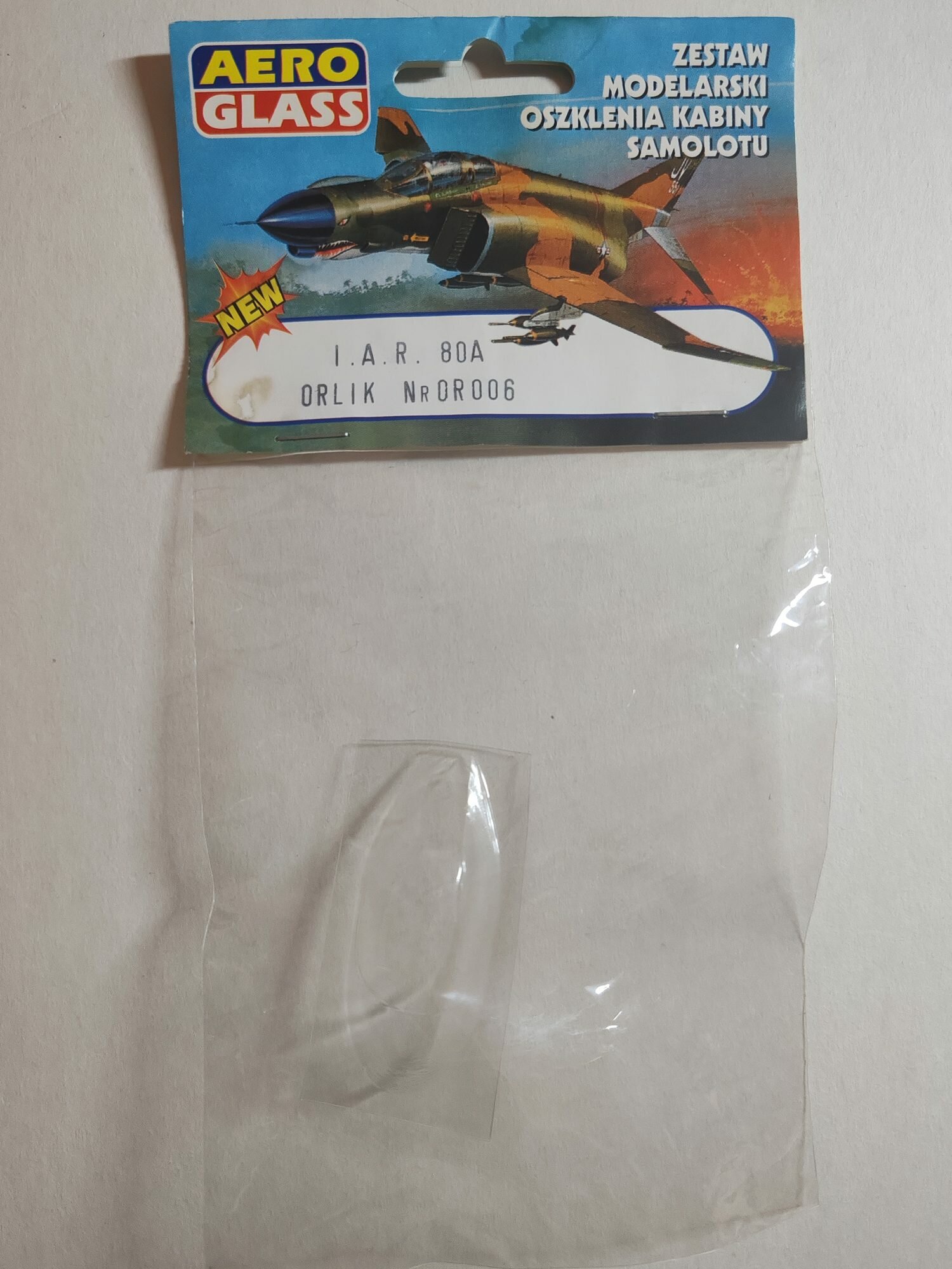 Пластиковая кабина к модели Самолет I.A.R. 80A Orlik №6
