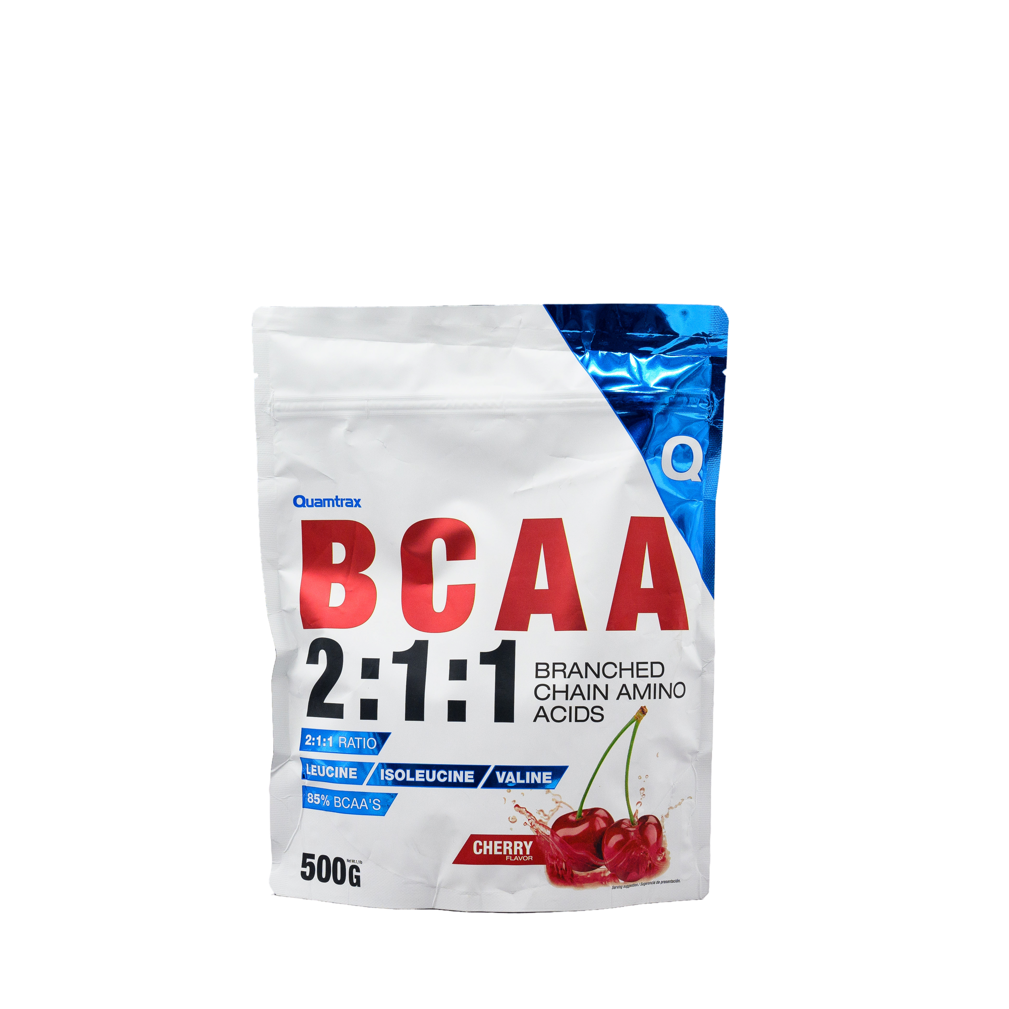 Quamtrax Direct BCAA 2:1:1 500 гр Вишня. Произведено в Испании