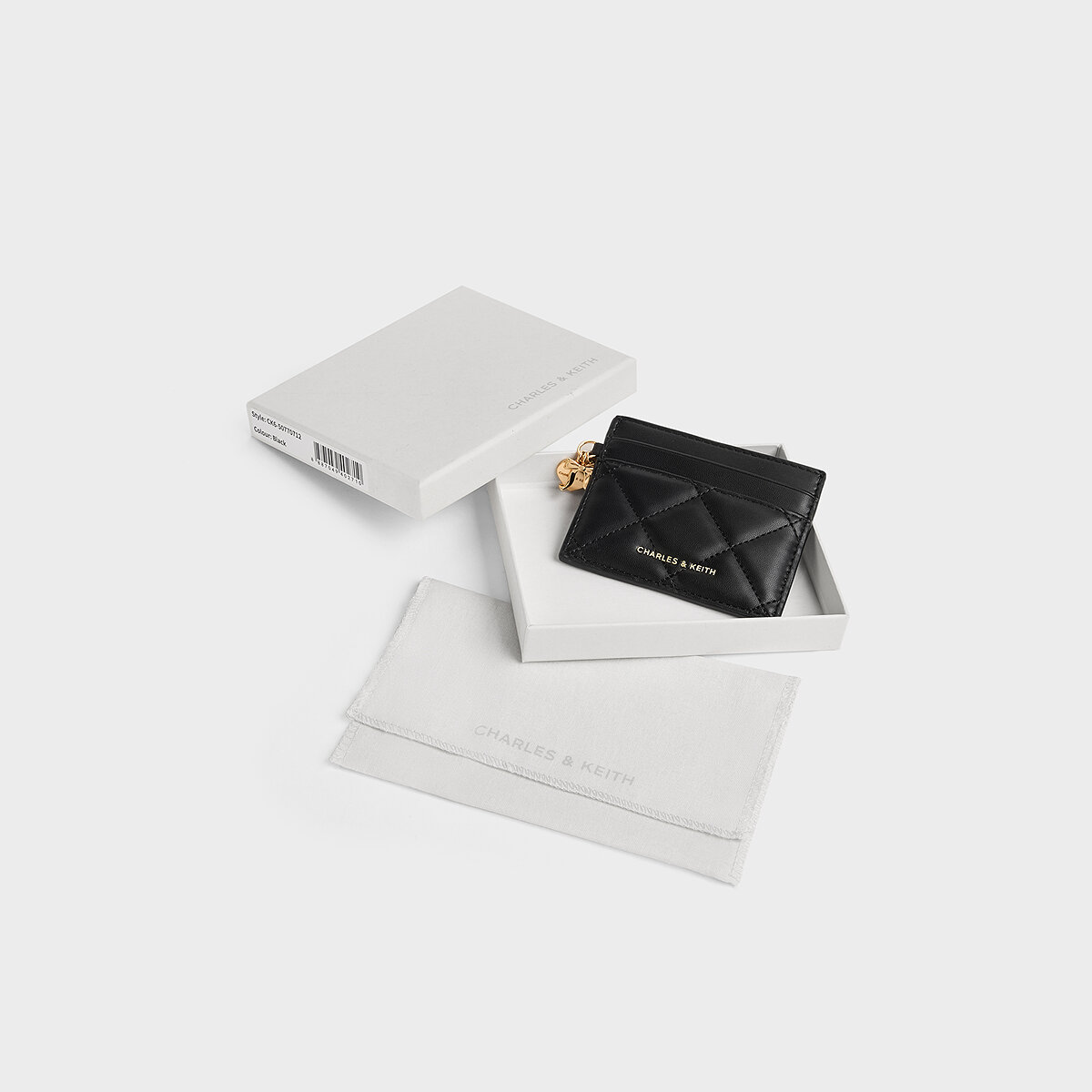 Визитница CHARLES & KEITH, черный — фото 1