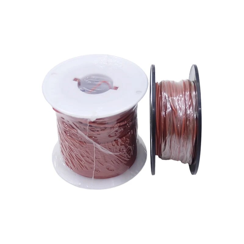 Термостойкий силиконовый провод 26AWG, Brown, 20m