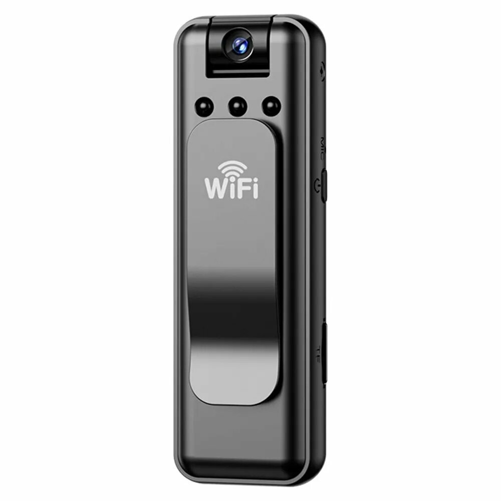 Видеорегистратор наплечный с Wi-Fi, стабилизацией изображения и ночным виденьем