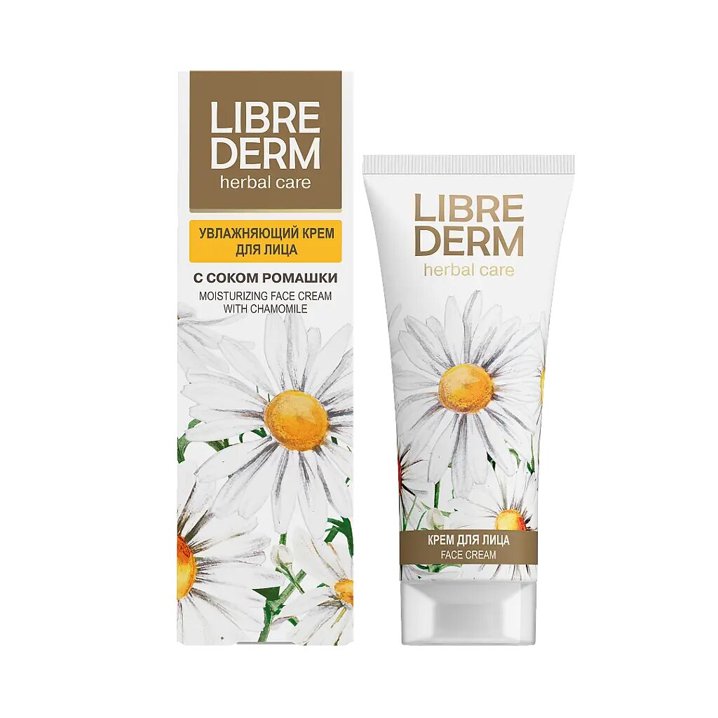 Librederm Herbal Care Крем для лица увлажняющий с ромашкой 75 мл 1 шт