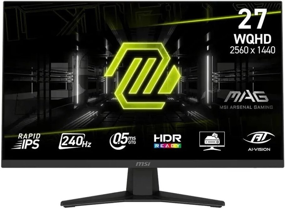 MSI Монитор 27.0 MSI MAG 274QF X24 9S6-3CE41H-052, 2560x1440, IPS, черный (2xHDMI, DP)