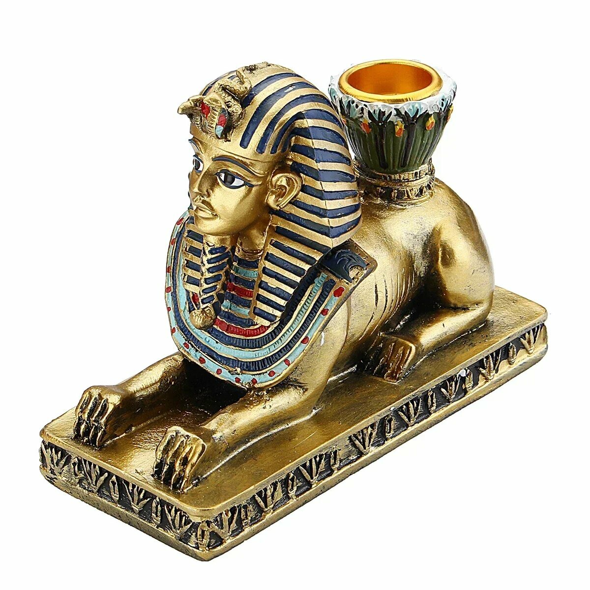 Подсвечник Сфинкс Анубис, цвет Sphinx-candlestick