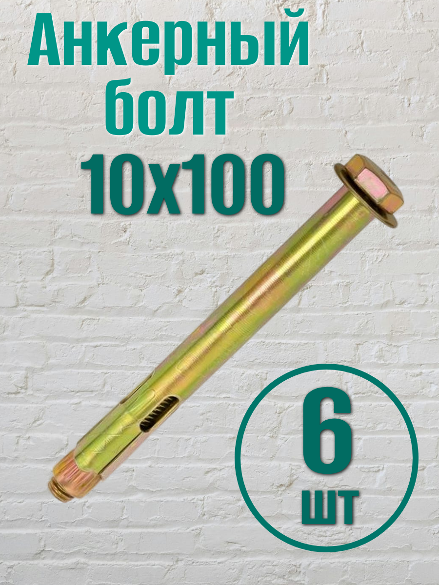 Анкерный болт 10х100 (6 шт)