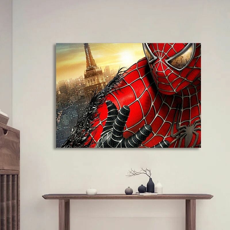 Картина "Человек-паук" от ВсеКартины. Тут, 60x80см, холст, на подрамнике
