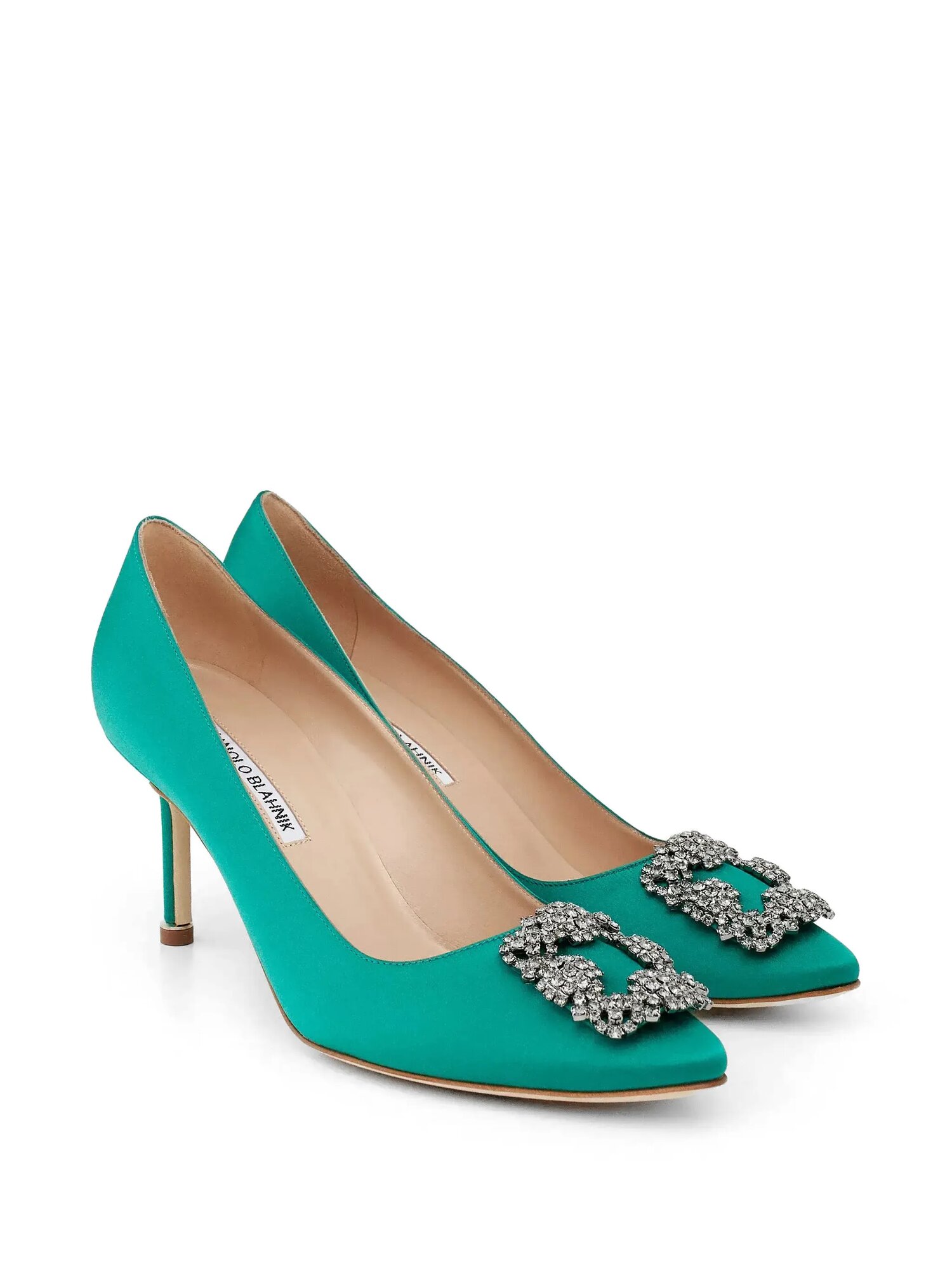 Туфли Hangisi 70 crystal-buckle pumps 