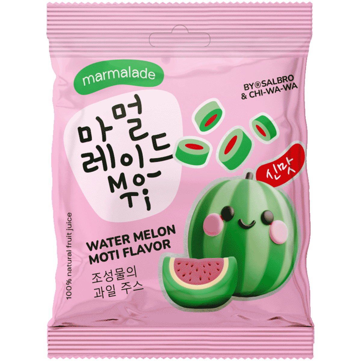 Мармелад Chi-wa-wa Asia line моти и арбуз 45 г