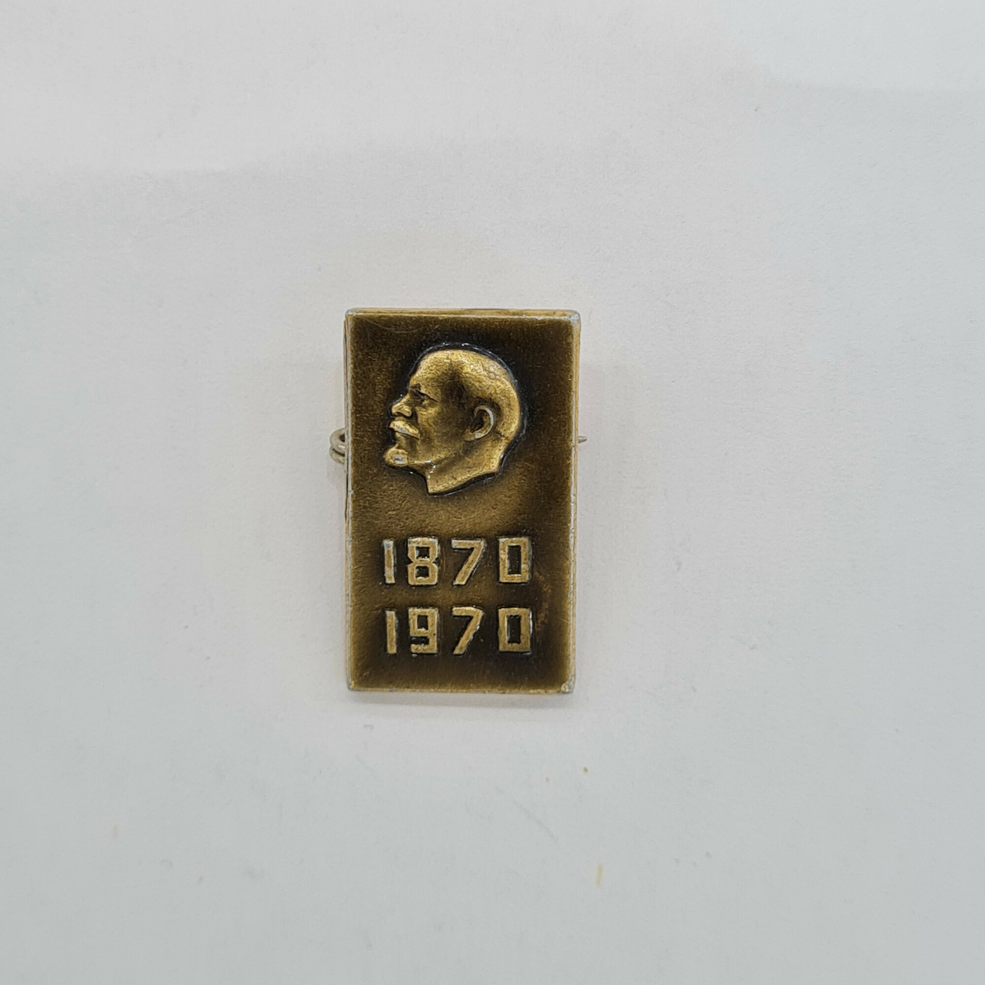 Значок СССР, 1870 1970, профиль Ленина, к столетию со дня рождения, советский и винтажный