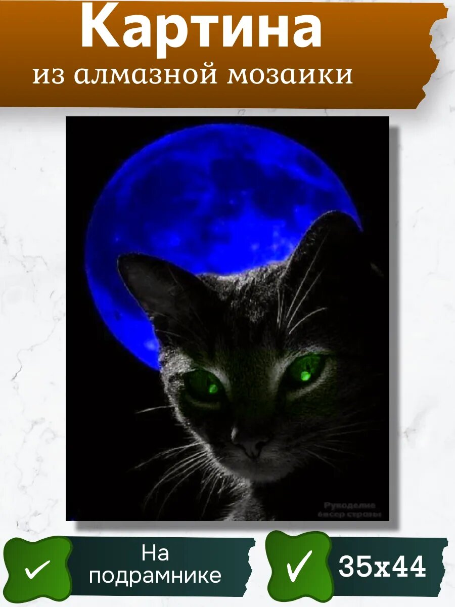 Алмазная мозаика на подрамнике 35х44