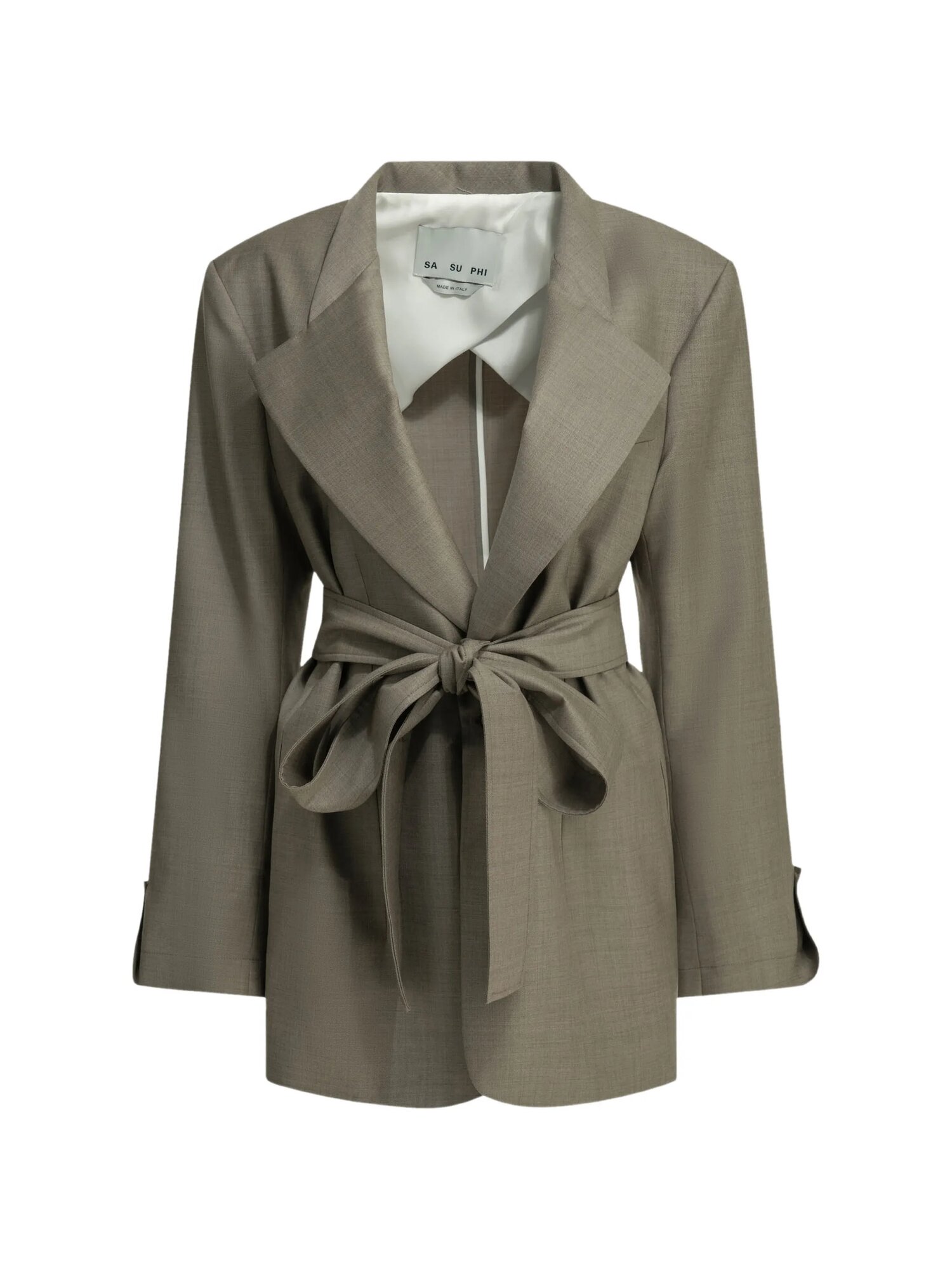 Пальто Belted double-breasted coat