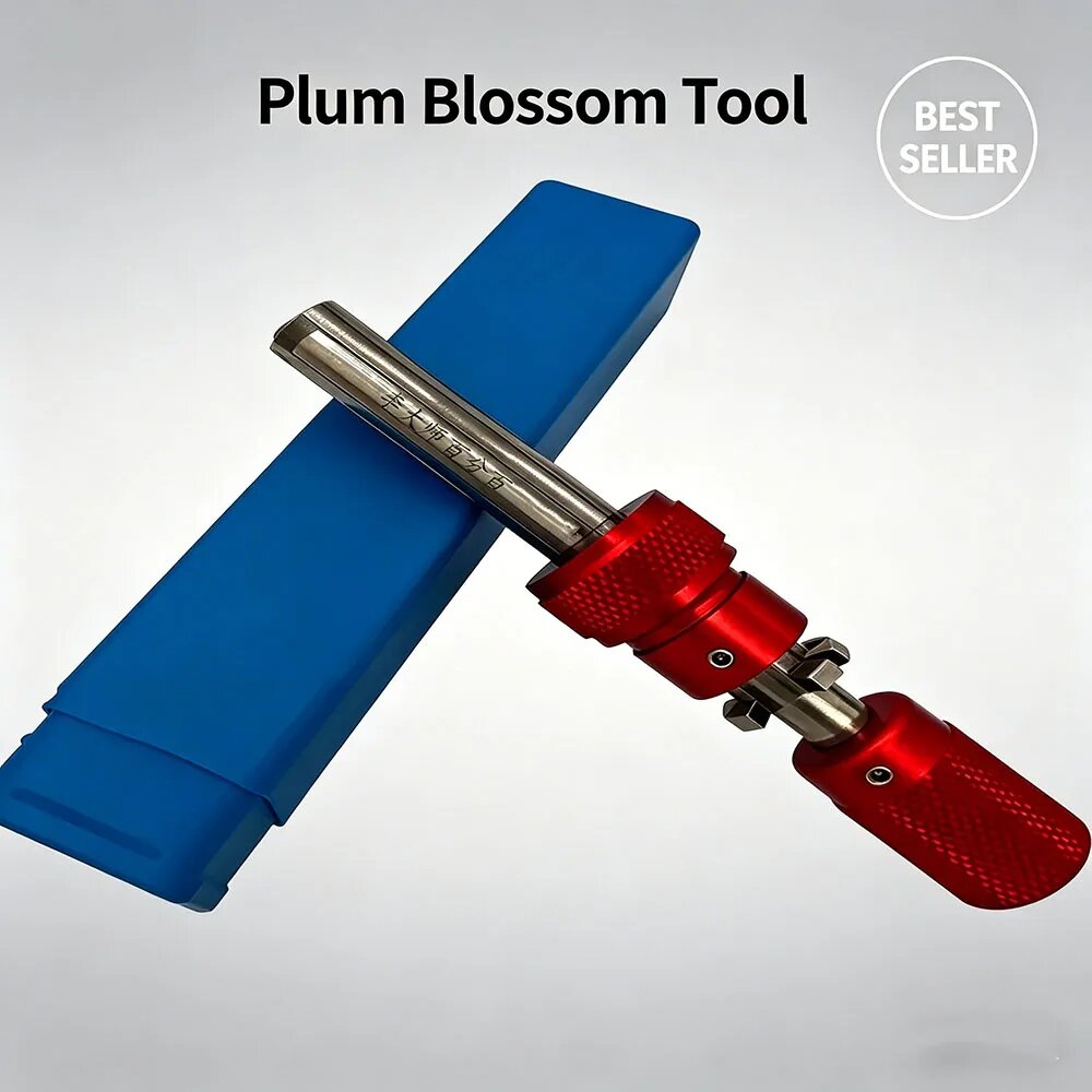 Инструмент для вскрытия замков Plum Blossom седьмого поколения (6-е поколение) для семишариковых замков Plum Blossom, автоматический или ручной режим