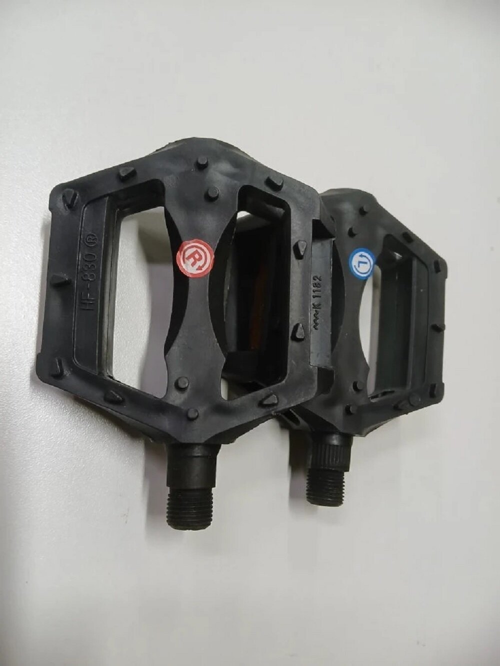 Педали велосипедные пластиковые №26 108x93mm D14 WP403