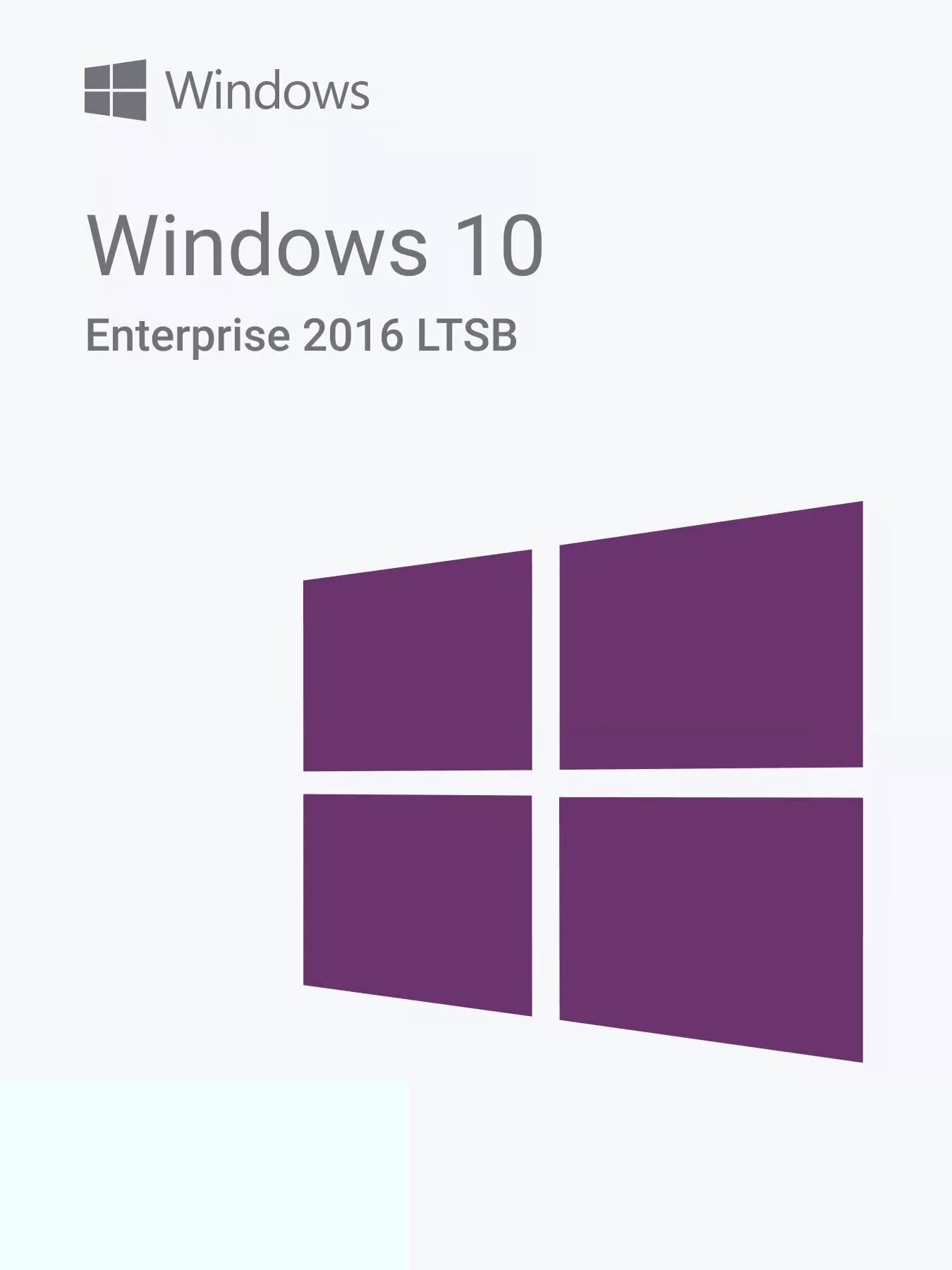 Ключ активации Microsoft Windows 10 Enterprise (Корпоративный) 2016 LTSB, 1 лицензия