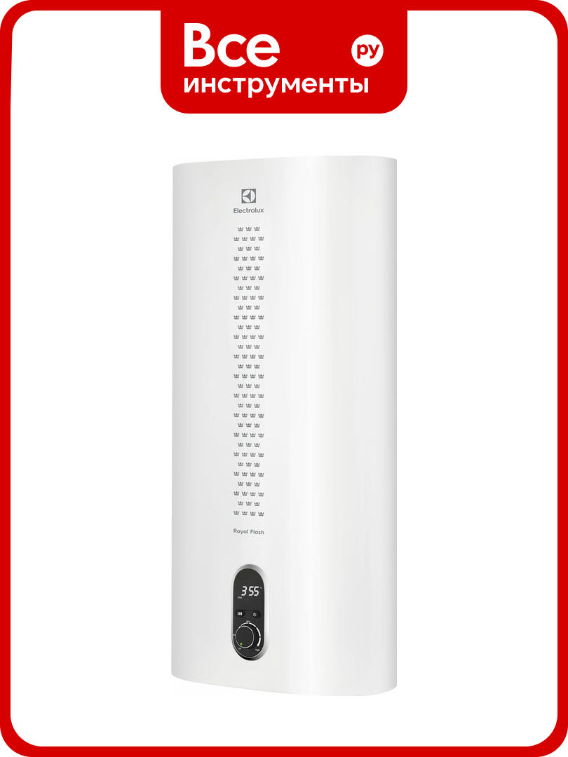 Водонагреватель Electrolux EWH 100 Royal Flash НС-1064862 накопительный из нержавеющей стали с ускоренным нагревом
