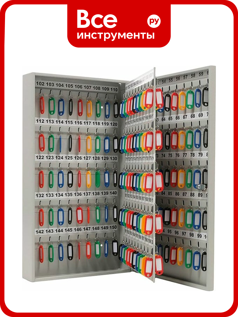 Ключница AIKO KEY-200 S183CH014000, металл, с пропускным режимом, из прочной стали, контроль доступа
