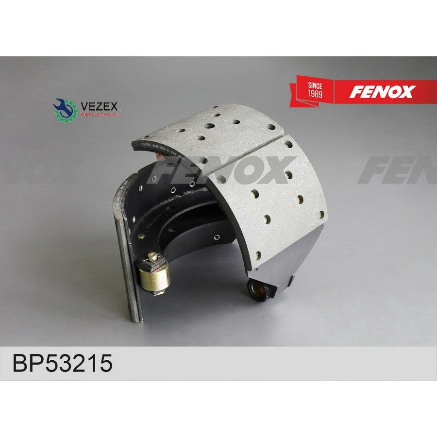 FENOX BP53215 BP53215 комплект колодок тормозных! задних, правая+левая 220 мм\ МАЗ