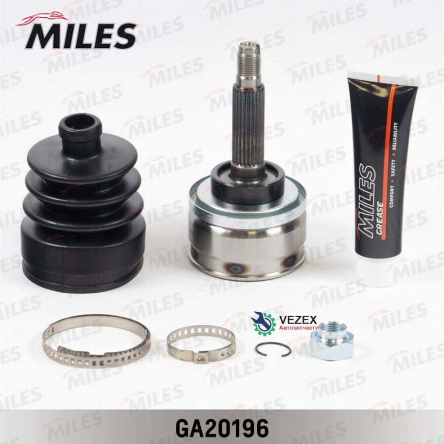MILES GA20196 ШРУС наружный LADA NIVA(2121) 1.6 76-87 (SKF VKJA5722) GA20196